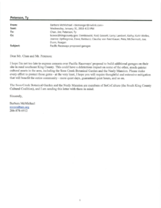 Barbara McMichael - January 31, 2018 - Soos Creek Area Response